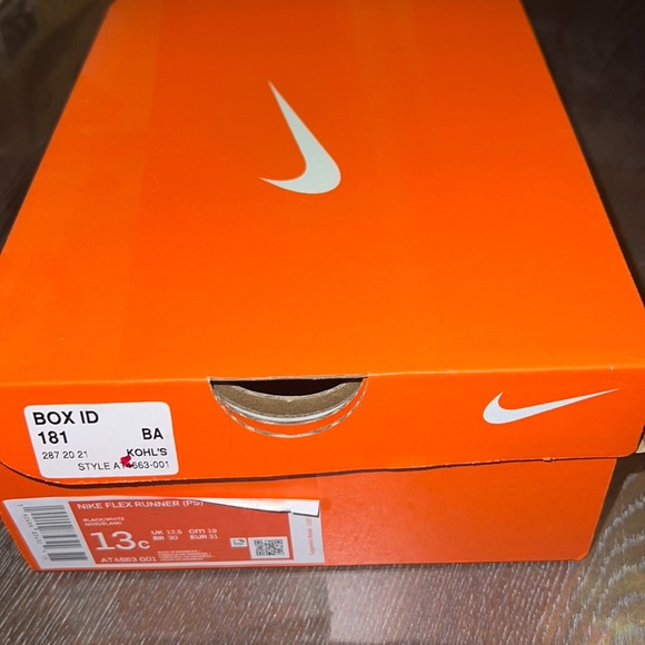 Nike | Shoes | Emptynike Shoe Box For Flex Runner Ps Orig Pkg Purposes ...